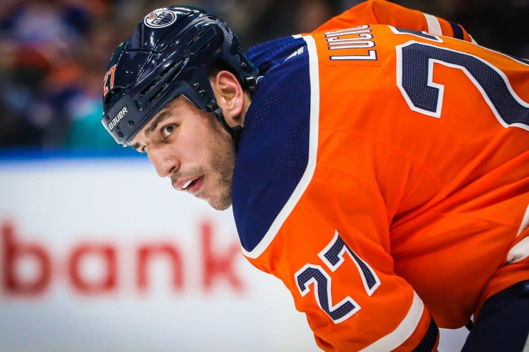 Milan Lucic arrived at camp six pounds lighter