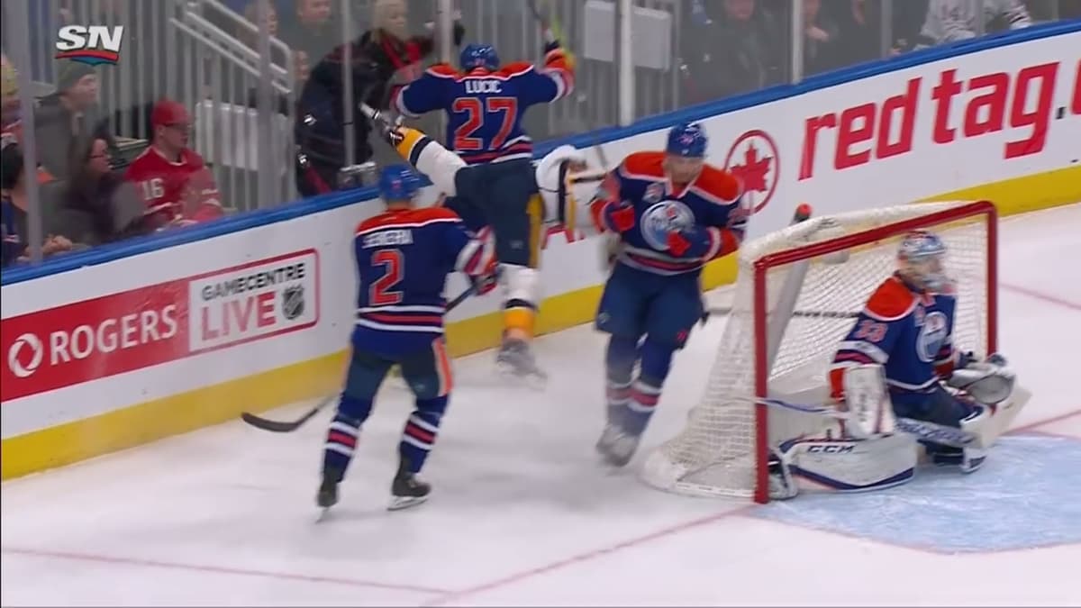 Top 3 Oilers hits and saves of 2017