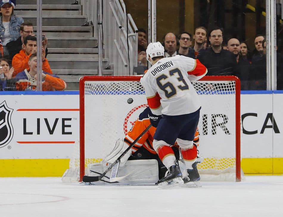 Panthers 7, Oilers 5 post-game Oil Spills: A save, please