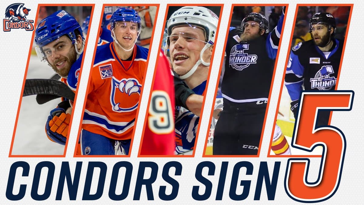 Bakersfield Condors Sign Five