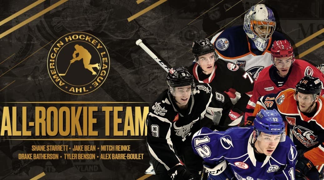 Shane Starrett and Tyler Benson named to AHL all-rookie team