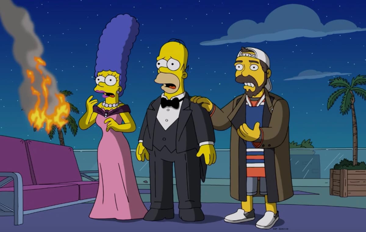 Kevin Smith to don Edmonton Oilers colours on The Simpsons