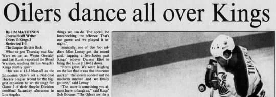 Throwback Thursday: Today in 1987, Edmonton Oilers Wayne Gretzky sets ...