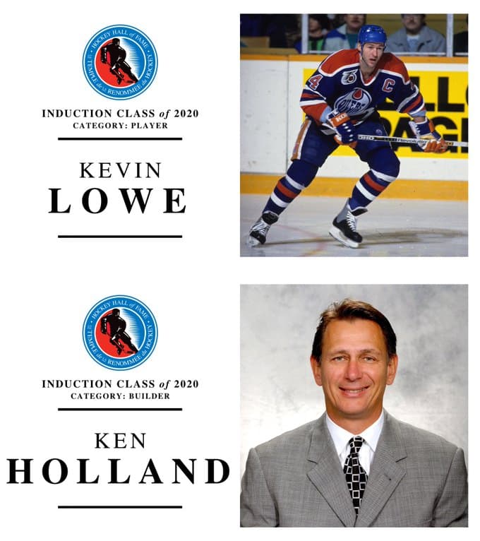 Edmonton Oilers Kevin Lowe, Ken Holland named to the Hockey Hall of Fame