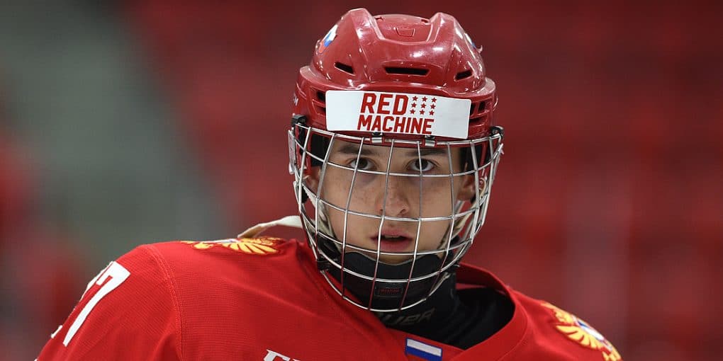With the No. 14 pick, the Oilers select… Rodion Amirov?