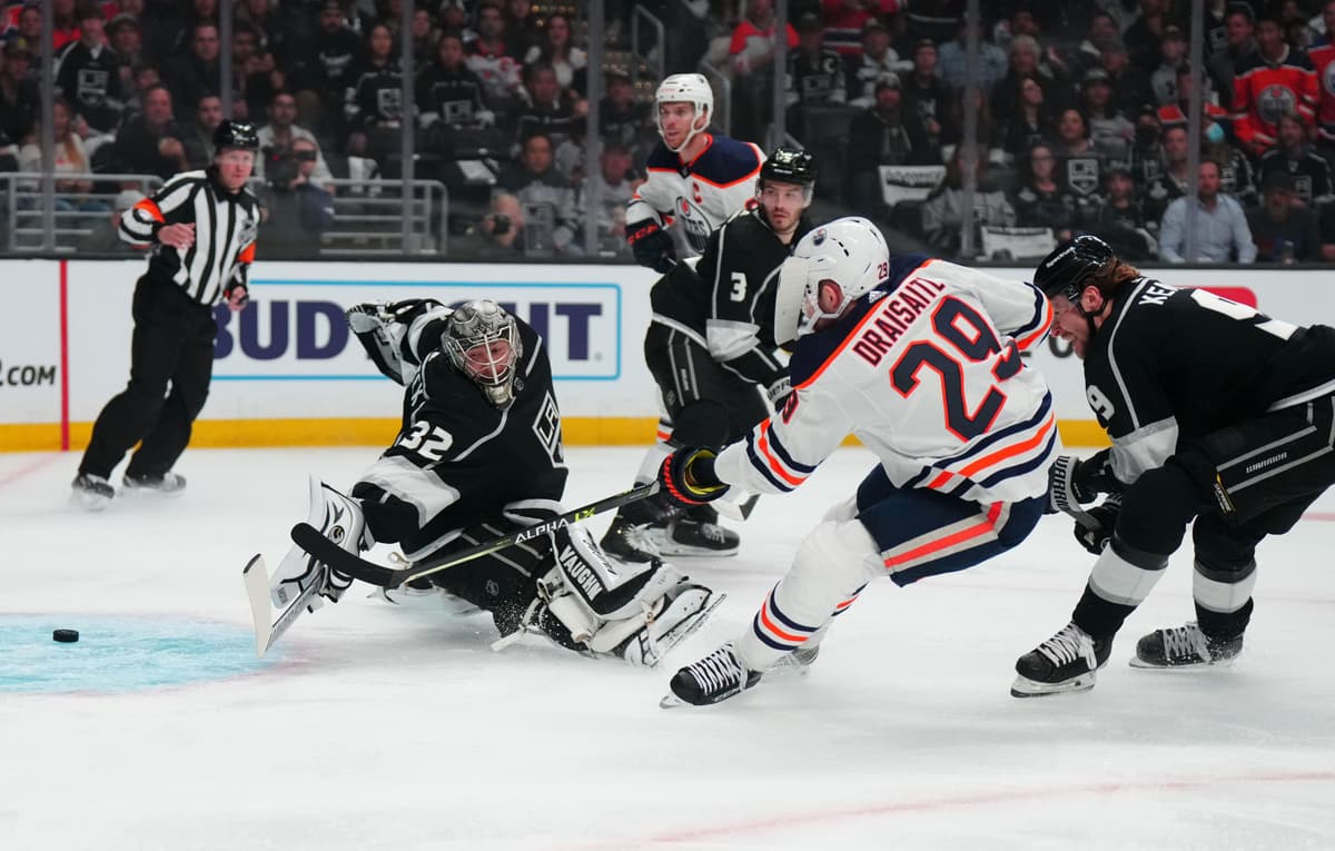 Clips and Quotes: Edmonton Oilers overpower LA Kings 8-2 in game three win