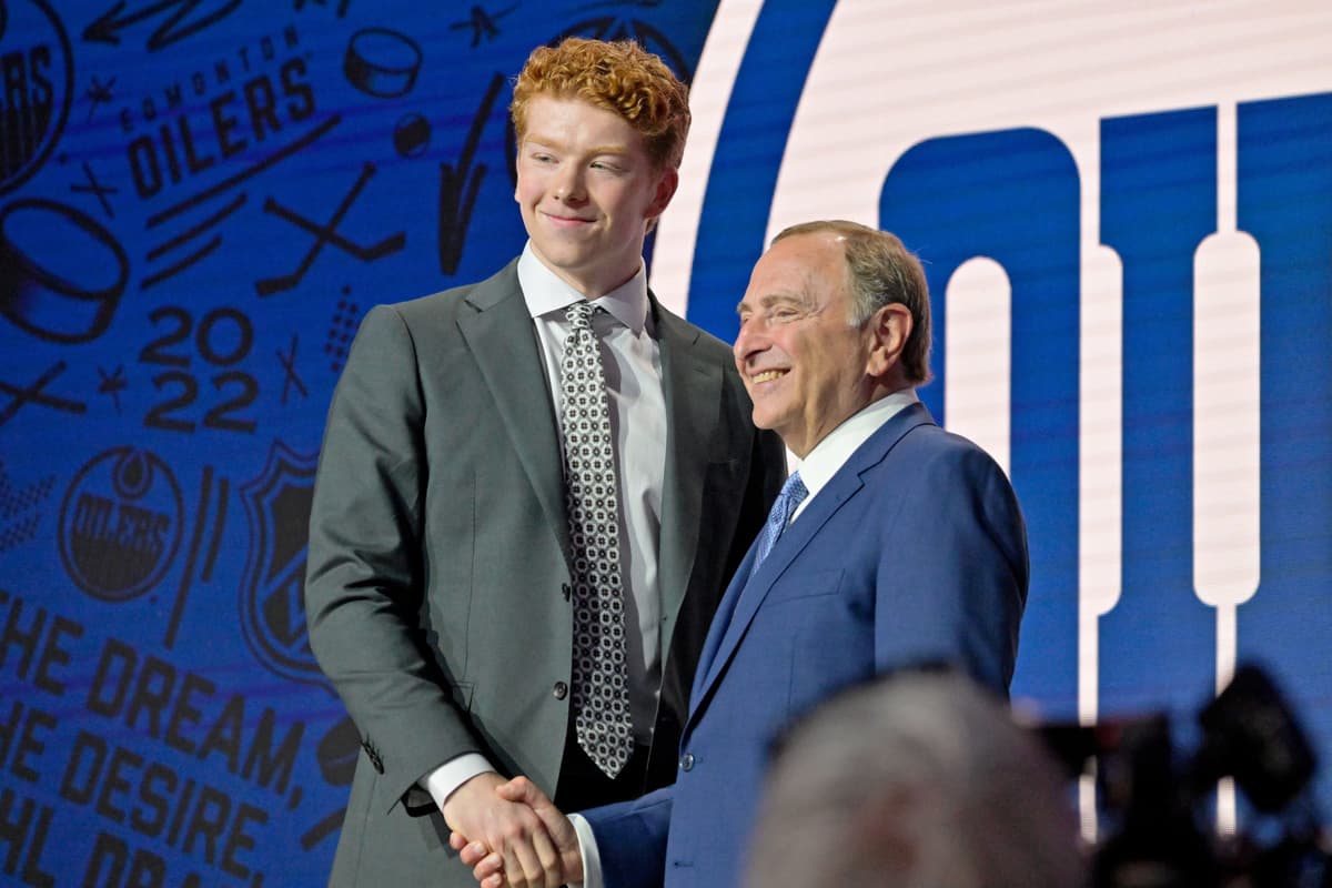 Reid Schaefer’s entry-level deal with the Edmonton Oilers could slide ...