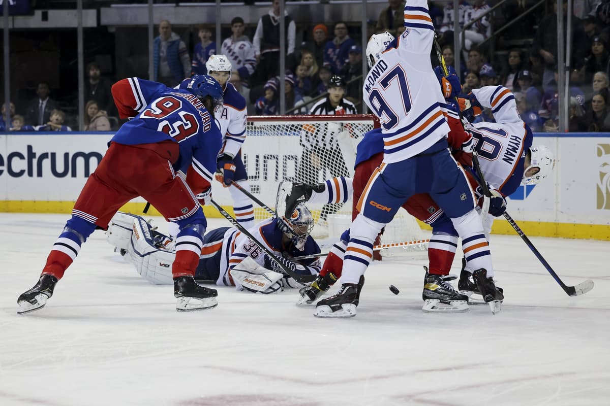 Edmonton Oilers rescue a single point as a 3-0 lead turns into a 5-4 SO ...