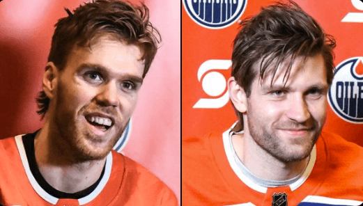 Connor McDavid and Leon Draisaitl are rocking mullets and we have Dylan ...