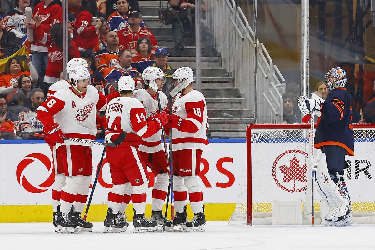 Game Highlights 55.0: Detroit Red Wings beat Edmonton Oilers 5-4 in ...