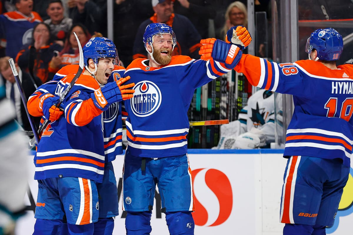 The Day After 71.0: Edmonton Oilers hold on to beat San Jose Sharks 5-4 ...