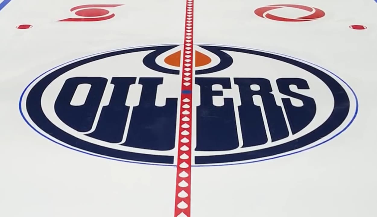 Edmonton Oilers add a new design to the Rogers Place Ice