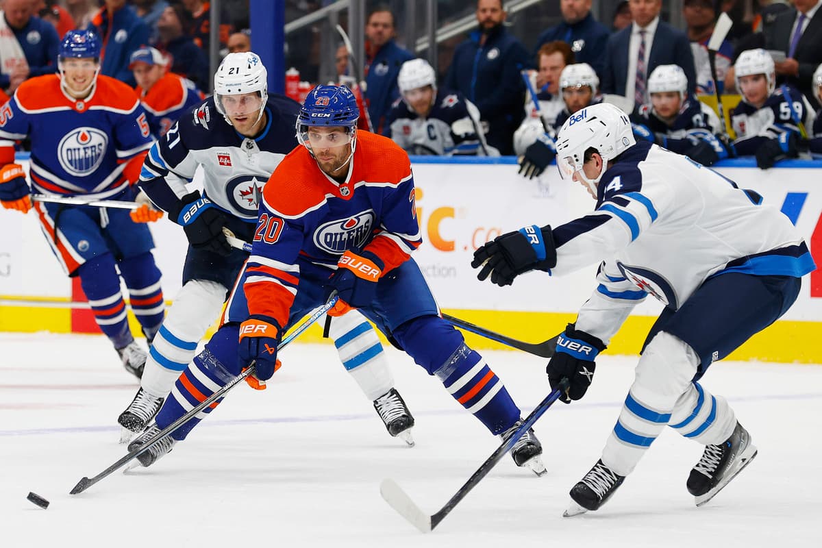 What is the solution to the hole at fourth-line center for the Oilers?