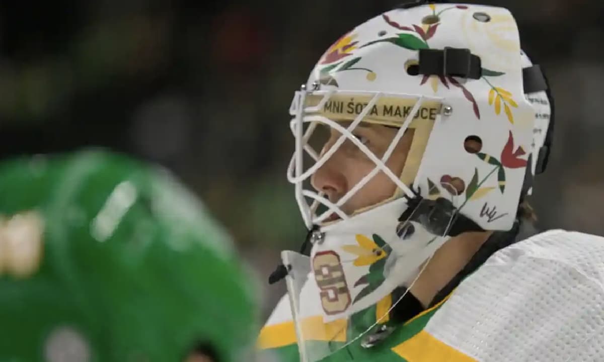 NHL Notebook: Wild goaltender Marc-Andre Fleury wears Indigenous-themed ...