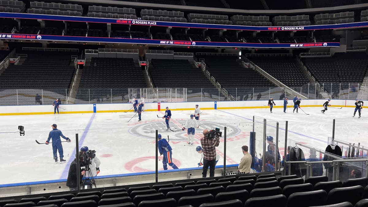 High-Paced Playoff Practice for Oilers, Evander Kane and Mattias Janmark not on Ice