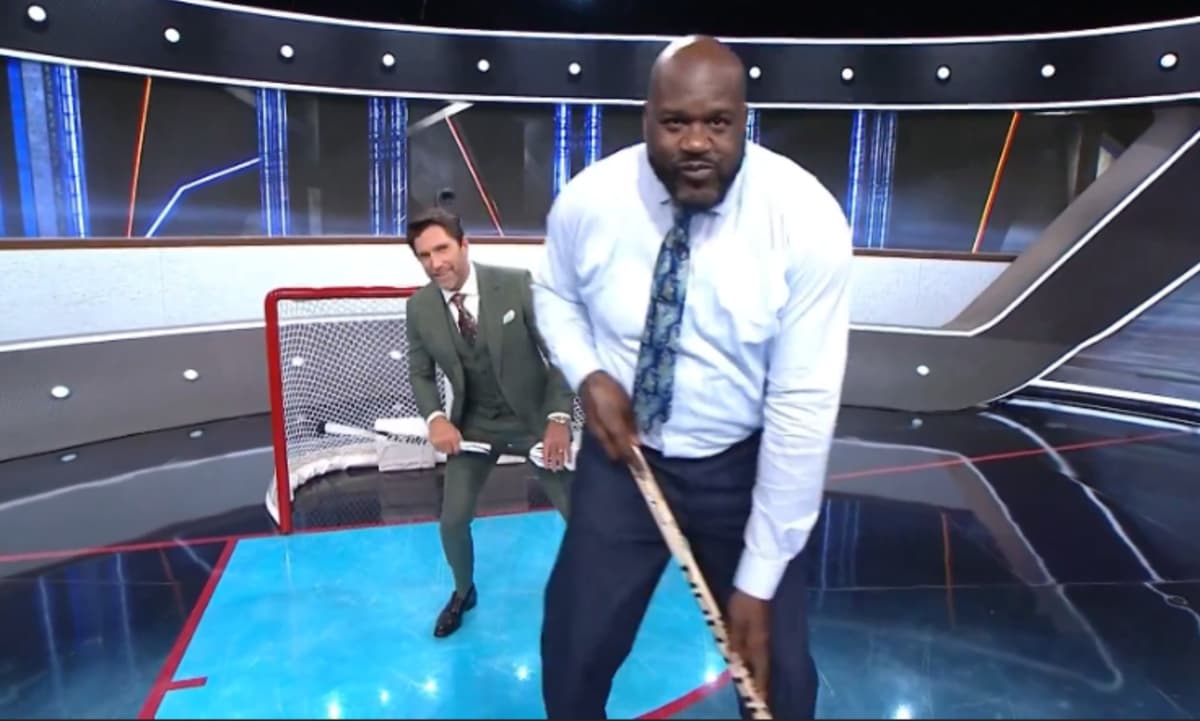 ‘Shaq Hyman’ makes surprise appearance on NHL on TNT intermission panel