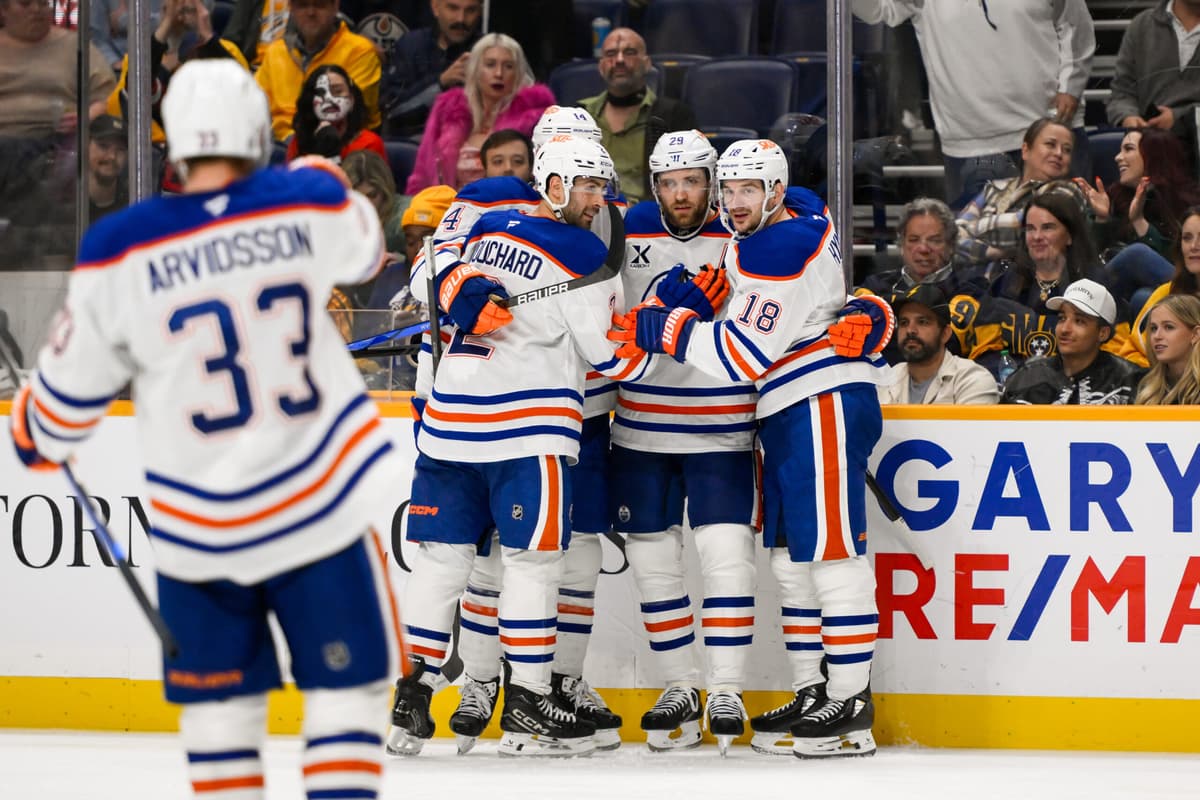 Instant Reaction: Oilers dominate without McDavid, beat Predators 5-1