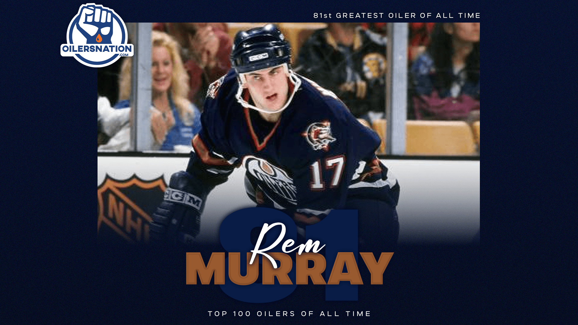 Top 100 Oilers: No. 81 — Rem Murray