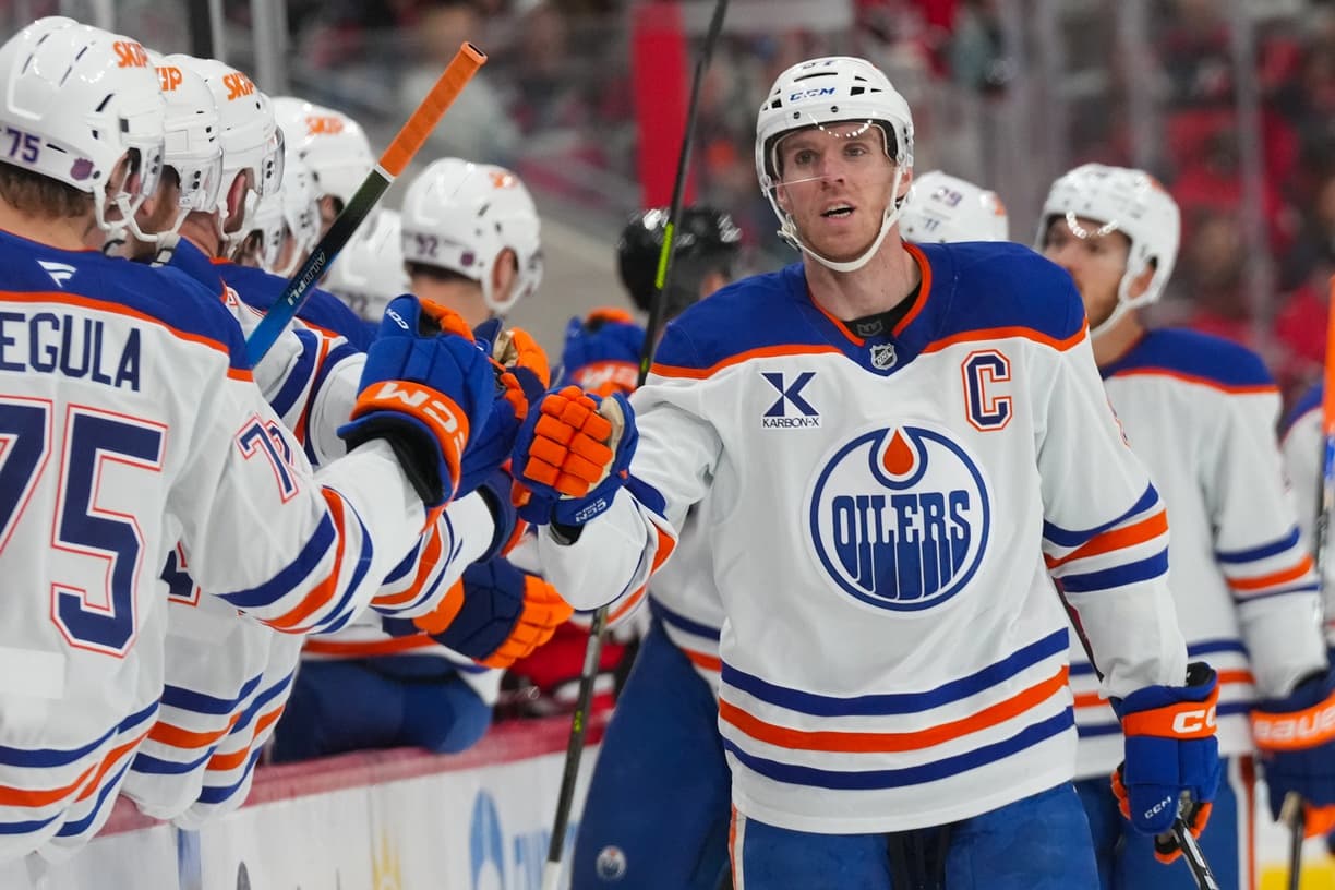 Oilers get back into win column with overtime victory in Carolina ...