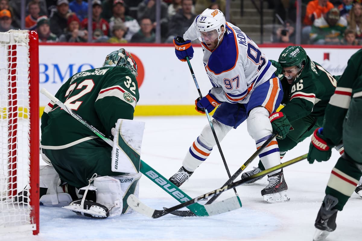 Oilers close out five-game road trip with loss to Wild: Recap, Reaction ...