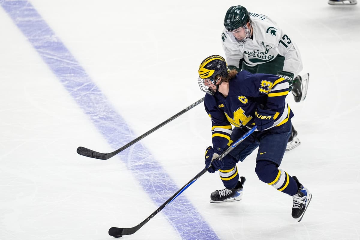 Report: Oilers interested in Michigan free agent forward T.J. Hughes